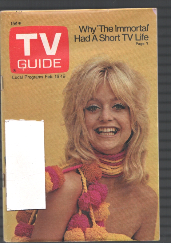 TV Guide 2/13/1971-Goldie Hawn-Eastern Illinois: (1971) Magazine ...
