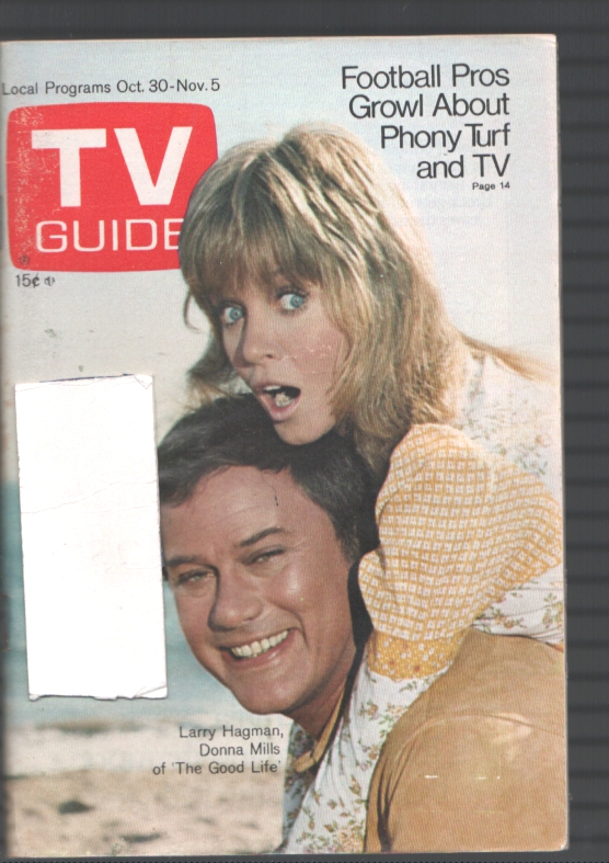 TV Guide 10/30/1971-Larry Hagman-Donna Mills-The Good Life-Eastern ...