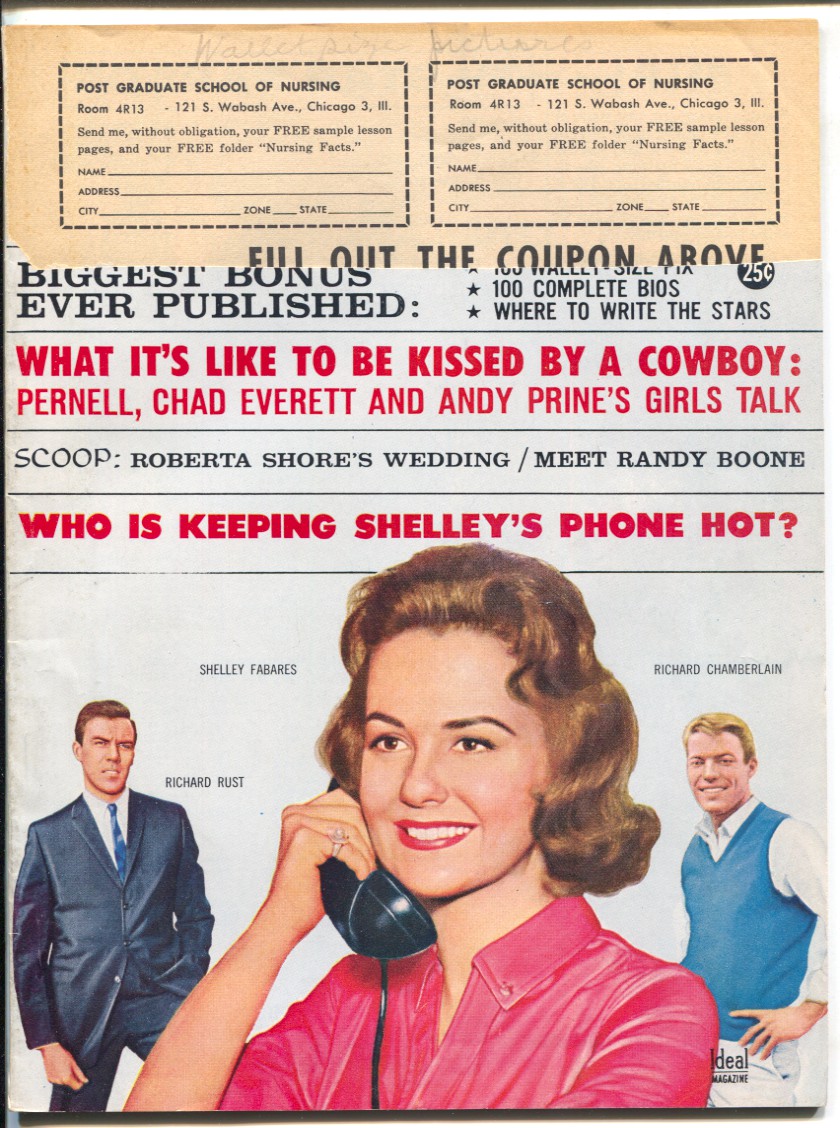 TV Star Parade 1/1963-Annette-Mike Landon-Shelley Fabares-Nick adams ...