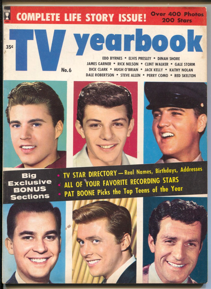 TV Yearbook #6 1959-400+ star pix-Red Skelton-Ricky-Elvis-James Garner ...