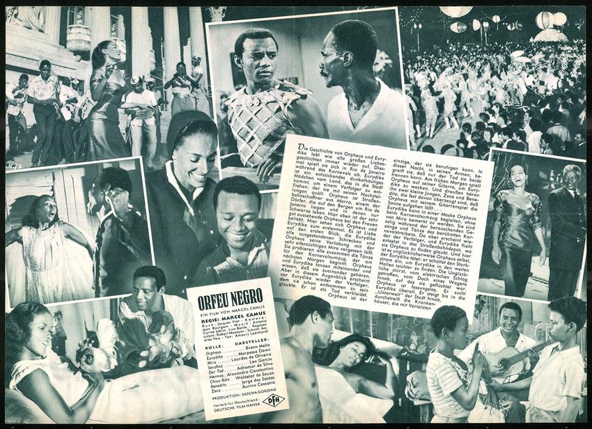 Filmprogramm IFB Nr. 5003, Orfeu Negro, Breno Mello, Parpessa Dawn, Lea ...