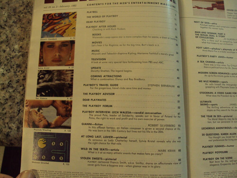 Playboy Feb 1982 Andy Kaufman vs Miss September: (1982) Magazine ...