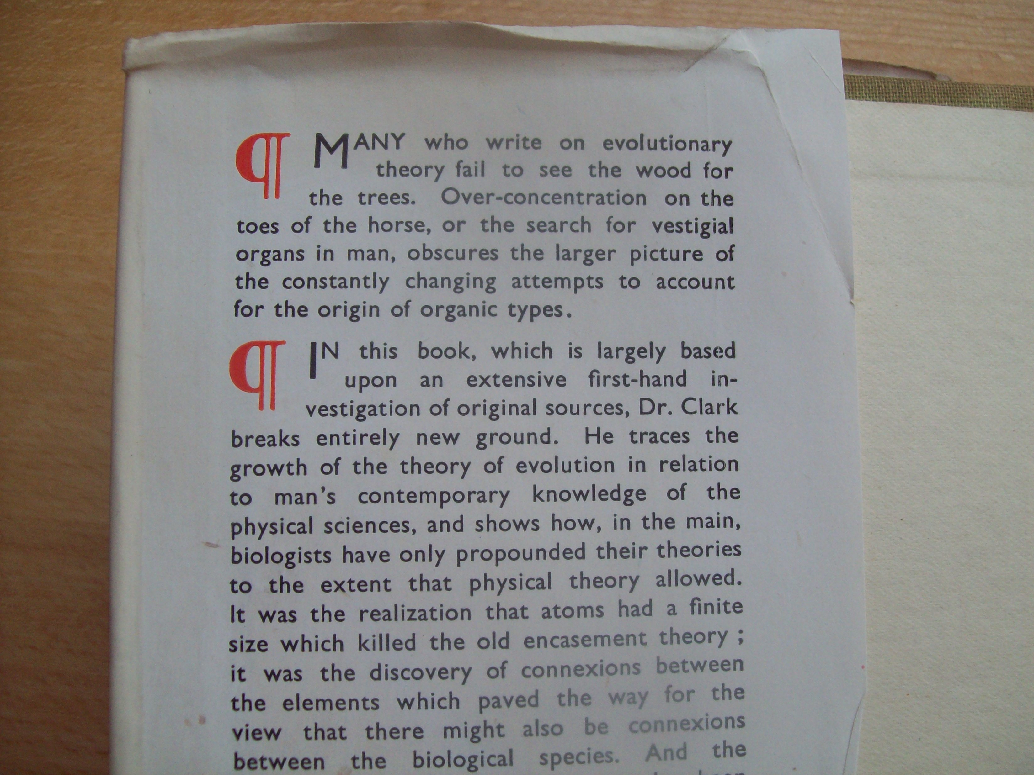 Darwin Before and After - The Story of Evolution by Robert E.D.Clark ...