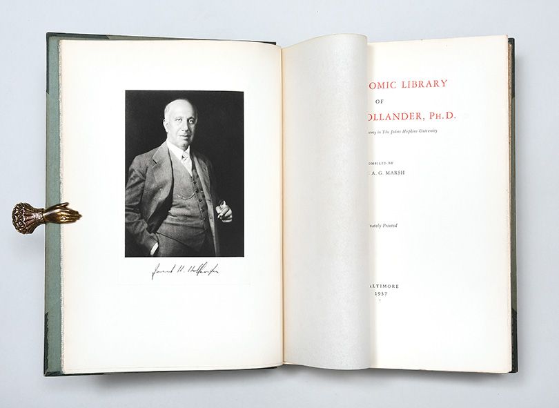 The Economic Library of Jacob H. Hollander. Compiled by Elsie A. G ...