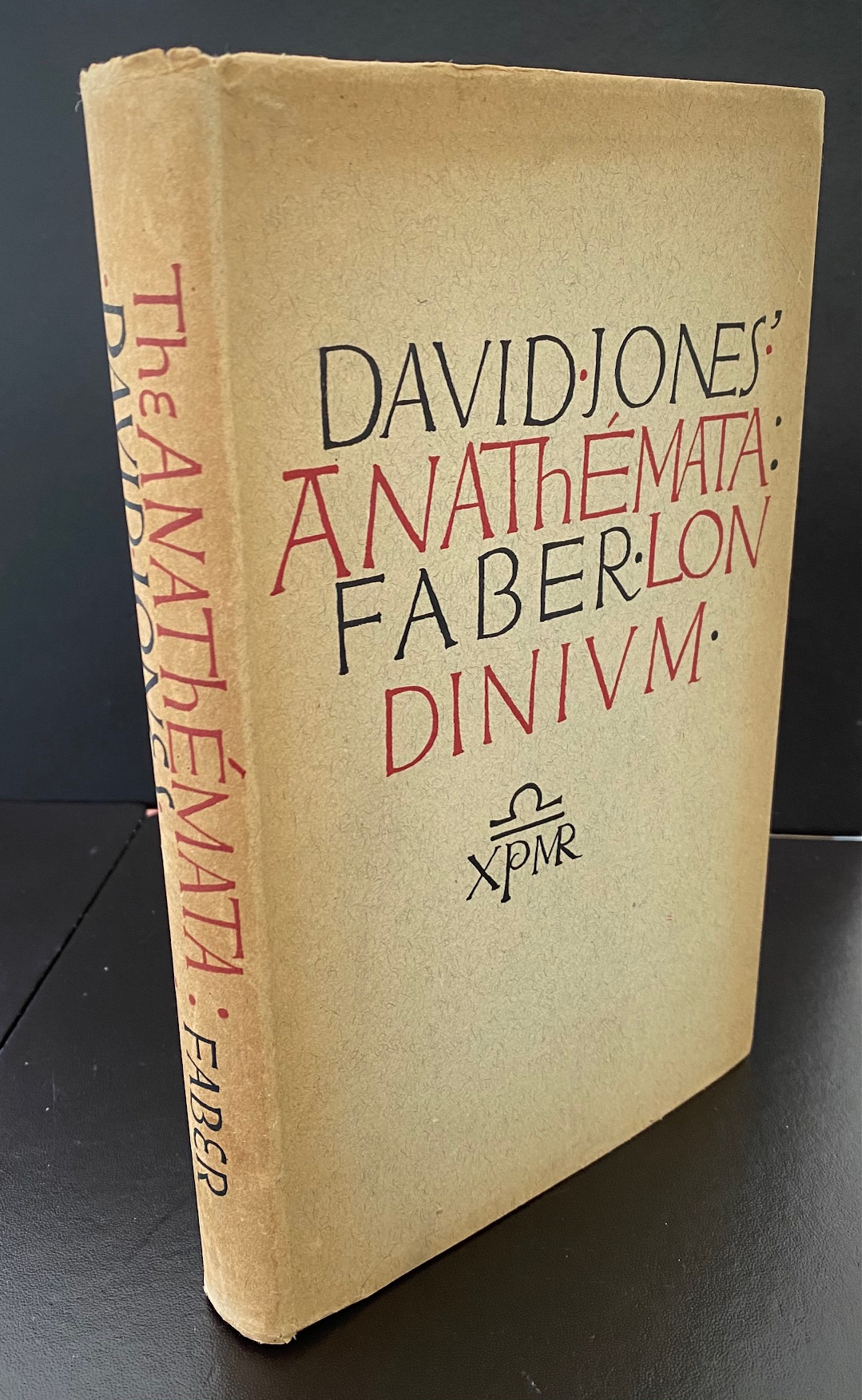 The Anathemata : Roger Senhouse's Personal Copy by Jones, David: Near ...