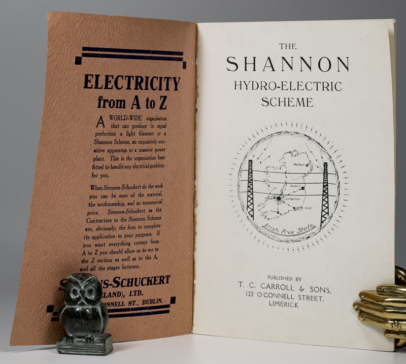 The Shannon Hydro-Electric Scheme. by Anon.: (1926) | West Coast Rare Books