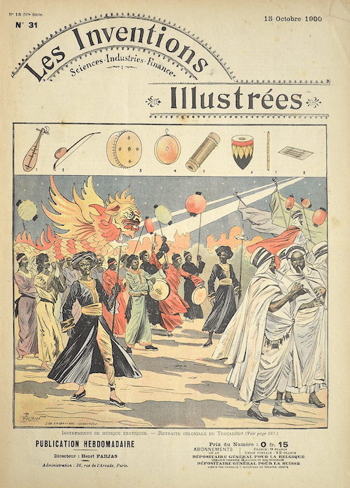 Les Inventions Illustrées / Instruments de Musique exotiques.- Retraite ...