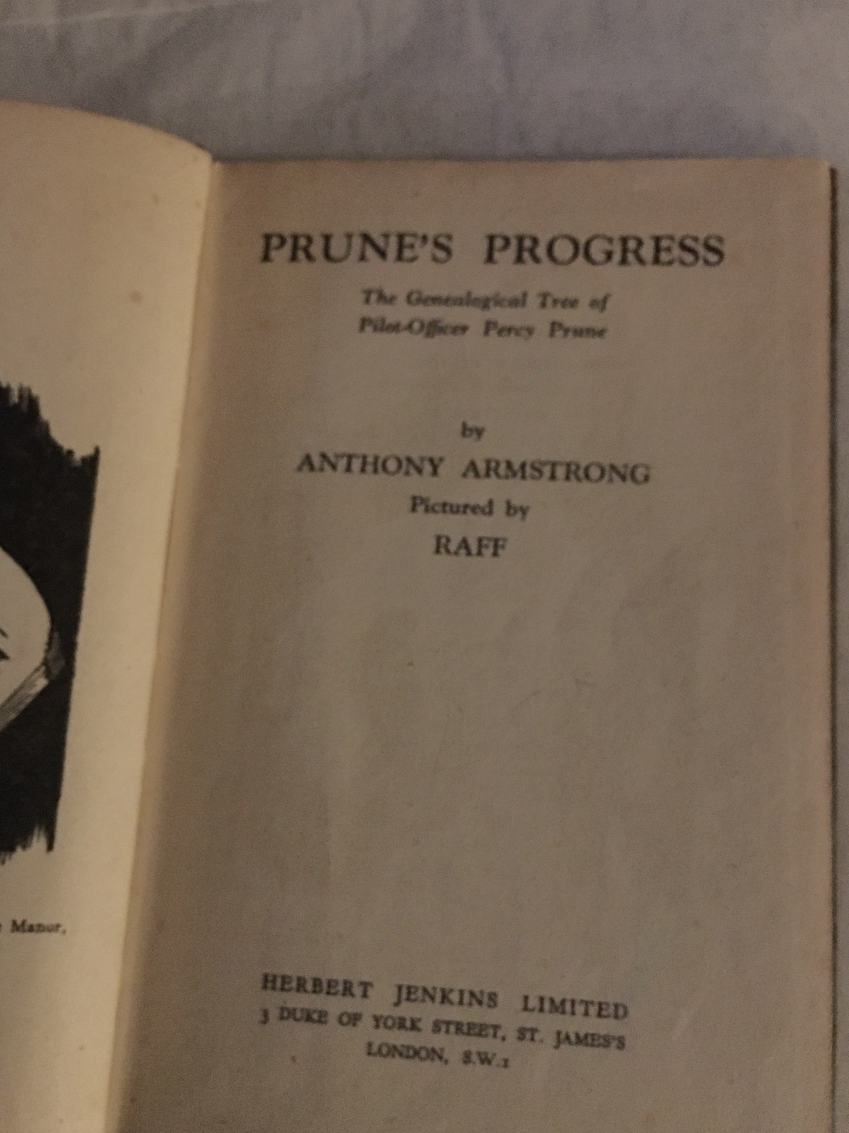 Prune's Progress. The Genealogical Tree of Pilot-Officer Percy Prune by ...