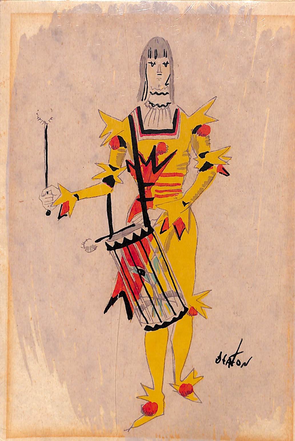 Sketch by Cecil Beaton for the ballet "Illuminations" by BEATON, Cecil ...