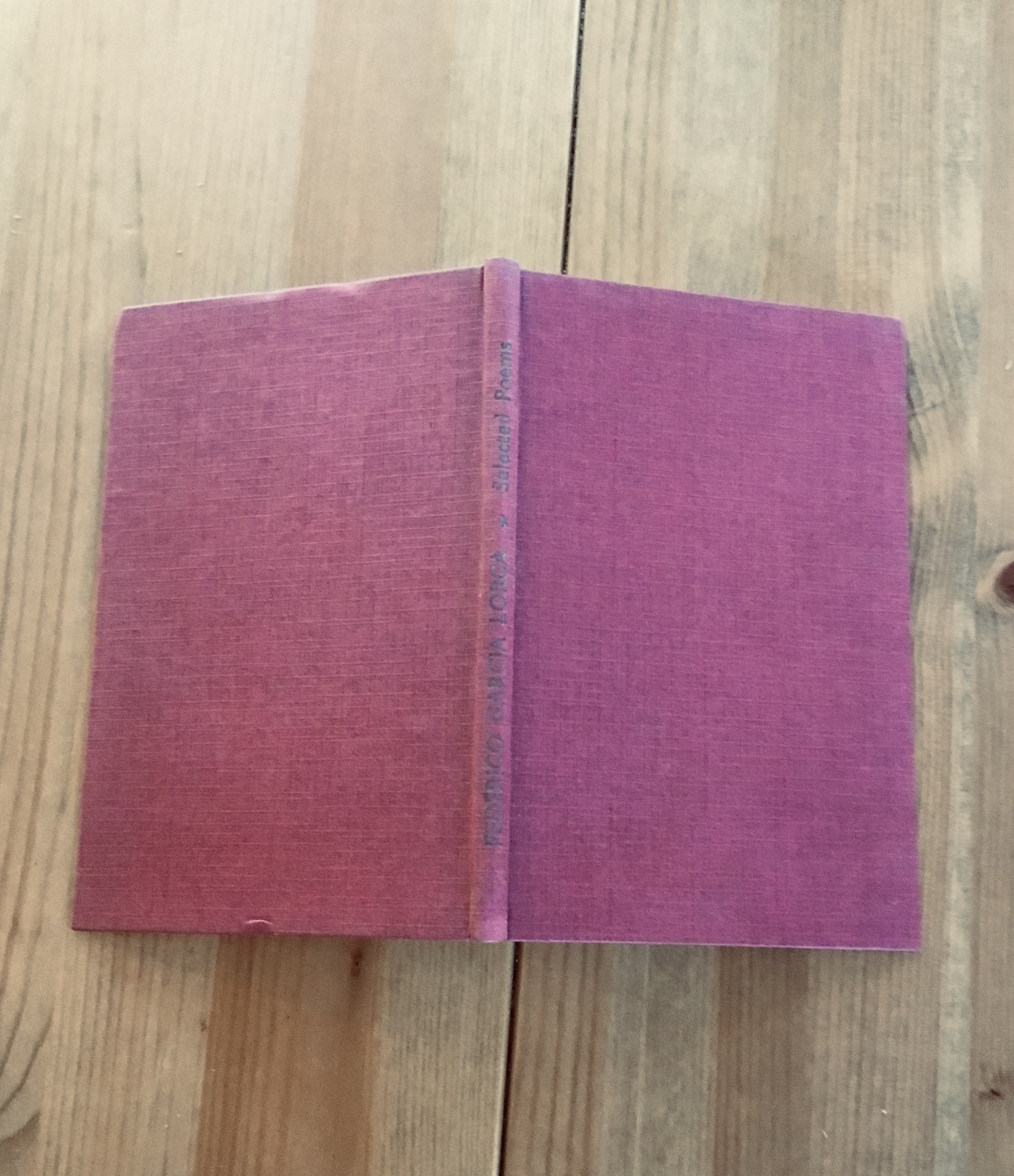 SELECTED POEMS OF FEDERICO GARCIA LORCA. by TRANSLATED BY SPENDER ...