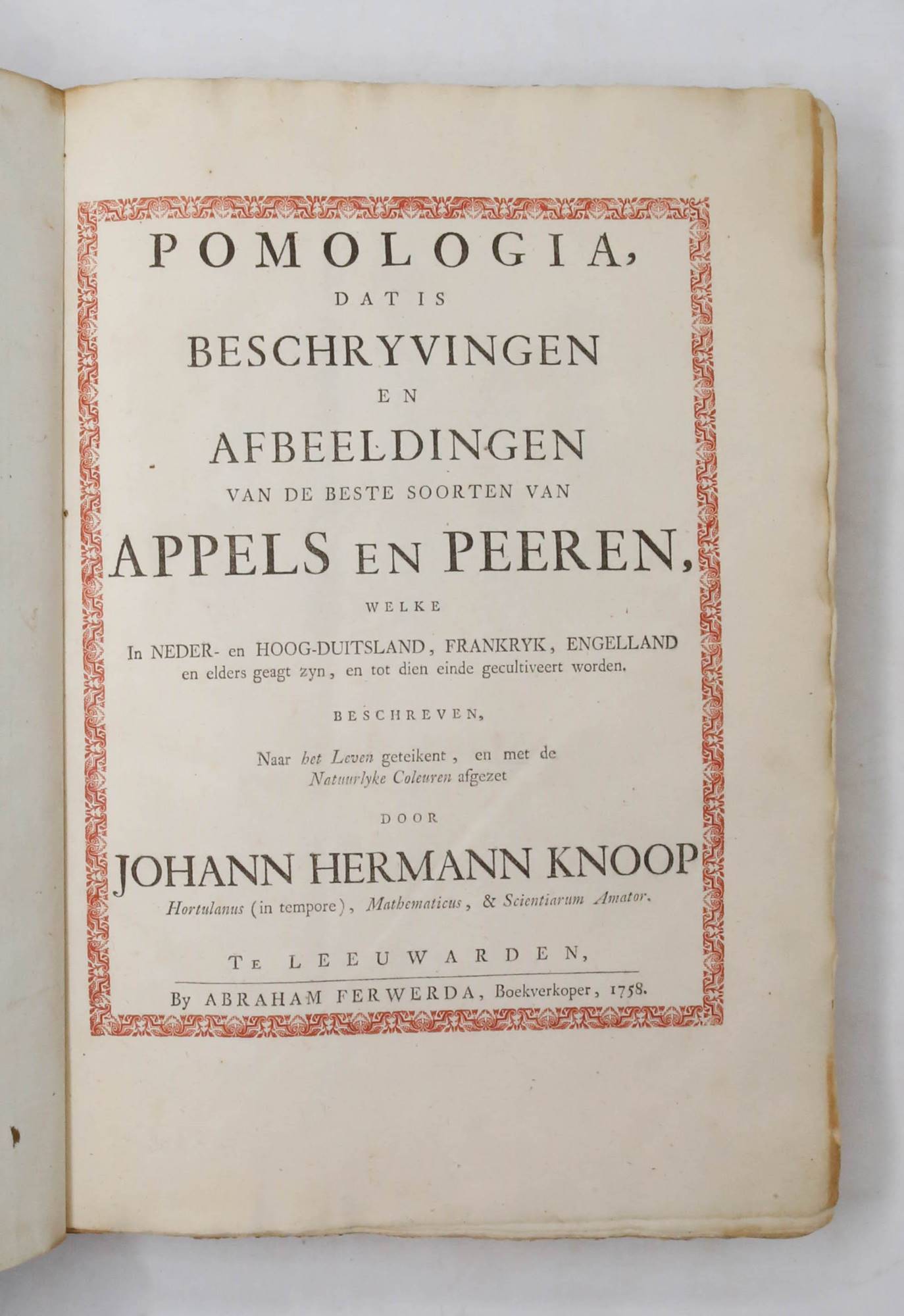 Pomologia, dat is Beschryvingen en Afbeeldingen van de beste sorten van ...