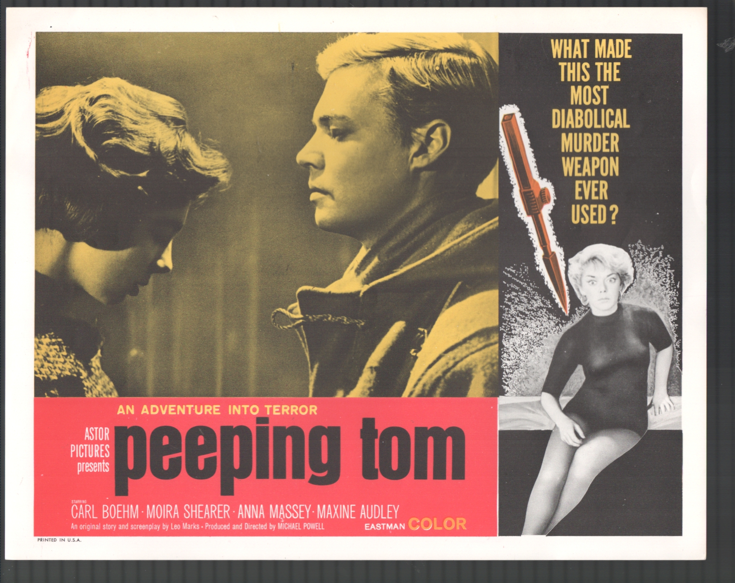 Peeping Tom 1960 Poster