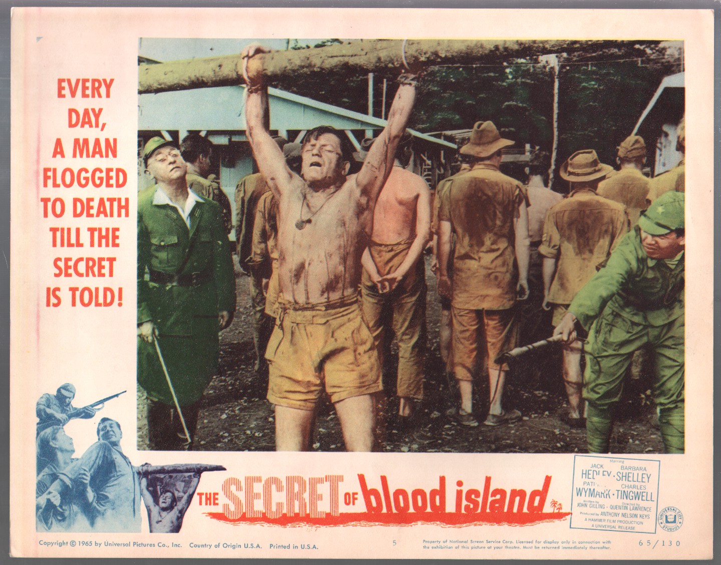 Secret Of Blood Island Lobby Card #5 1965-Jack Hedley-Patrick Wymark ...