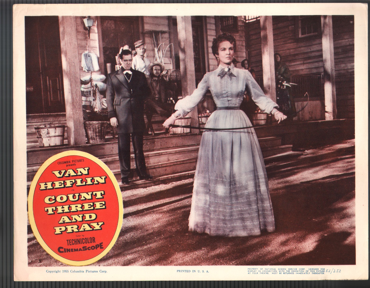 Count Three and Pray-Lobby Card-1955-Raymond Burr-Allison Hayes: (1955 ...