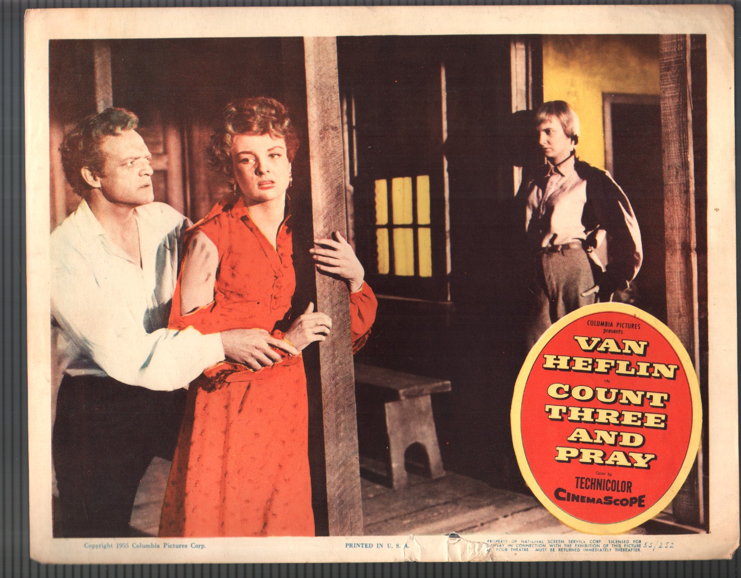 Count Three and Pray-Lobby Card-1955-Van Heflin-Allison Hayes: (1955 ...