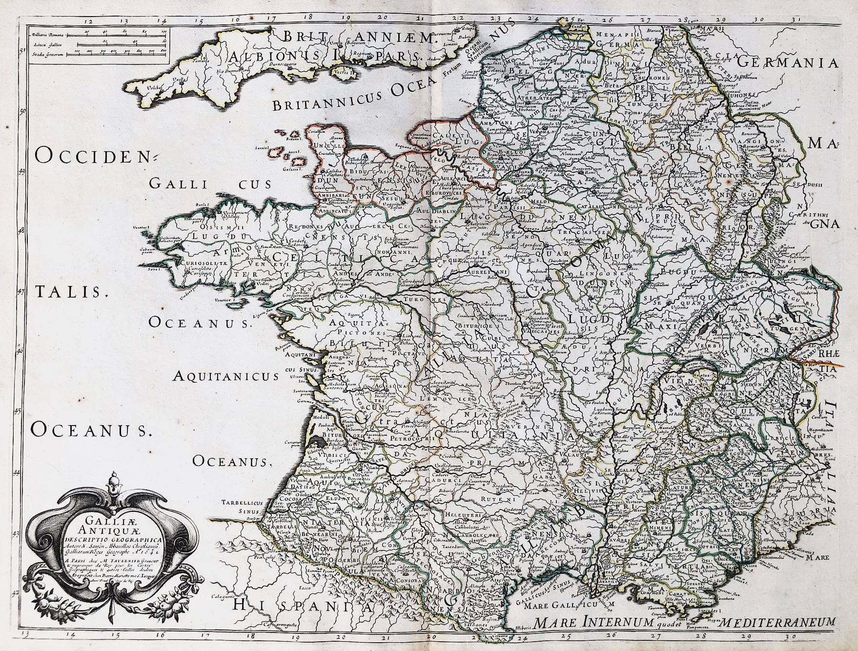 "Galliae Antiquae" - Gallia Gallien France Frankreich Gallier Roman ...