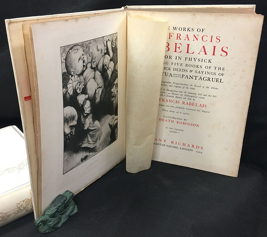 The works of Mr. Francois Rabelais, doctor in physick. Containing five ...