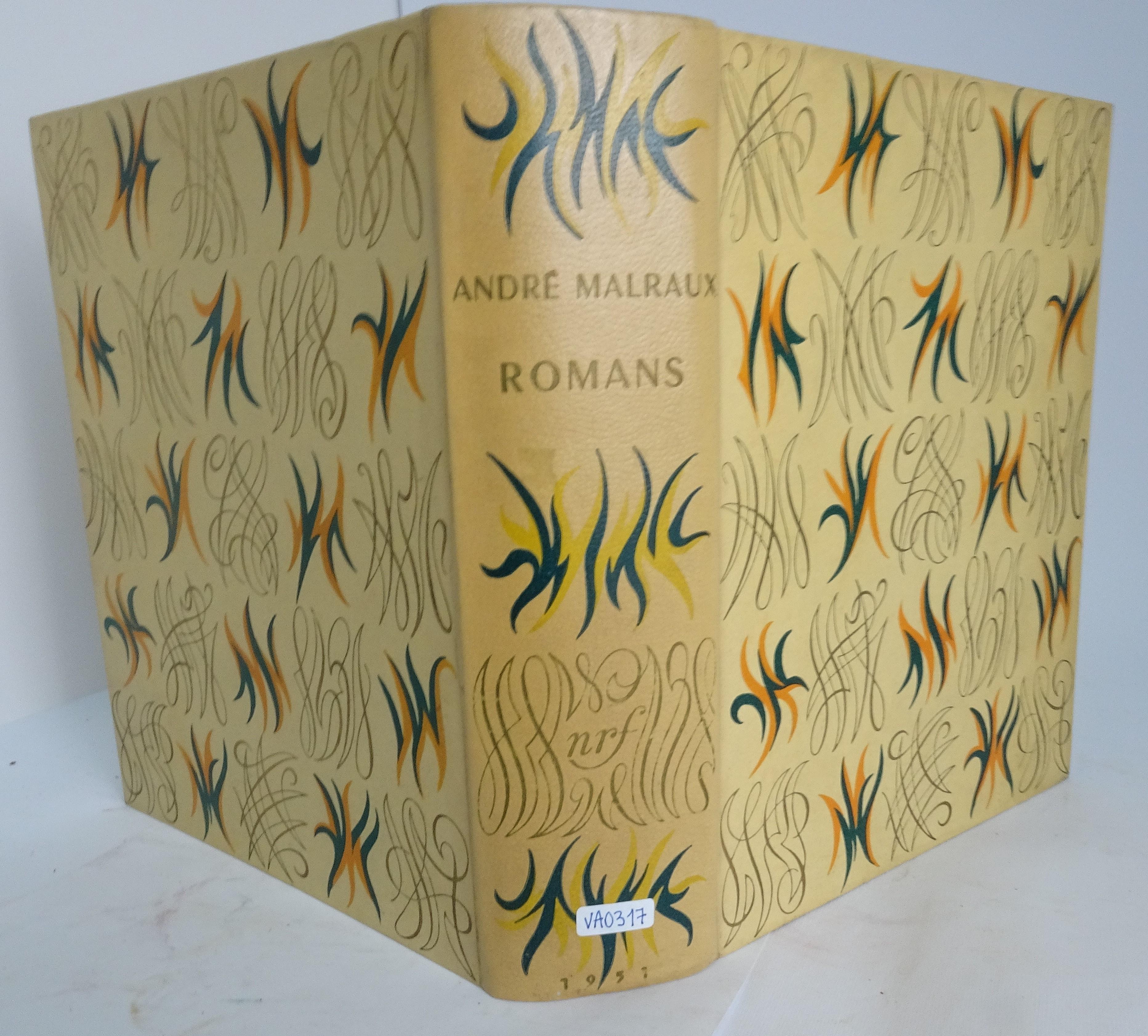 ROMANS D'ANDRÉ MALRAUX. André Malraux. | Barnebys