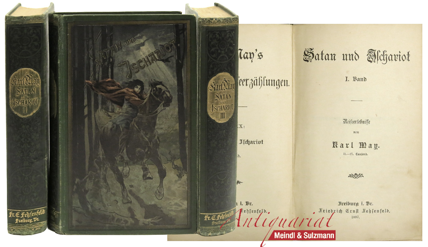 Satan und Ischariot. Reiseerlebnisse. 3 Bände. 11.-15. Tausend (Bände I ...