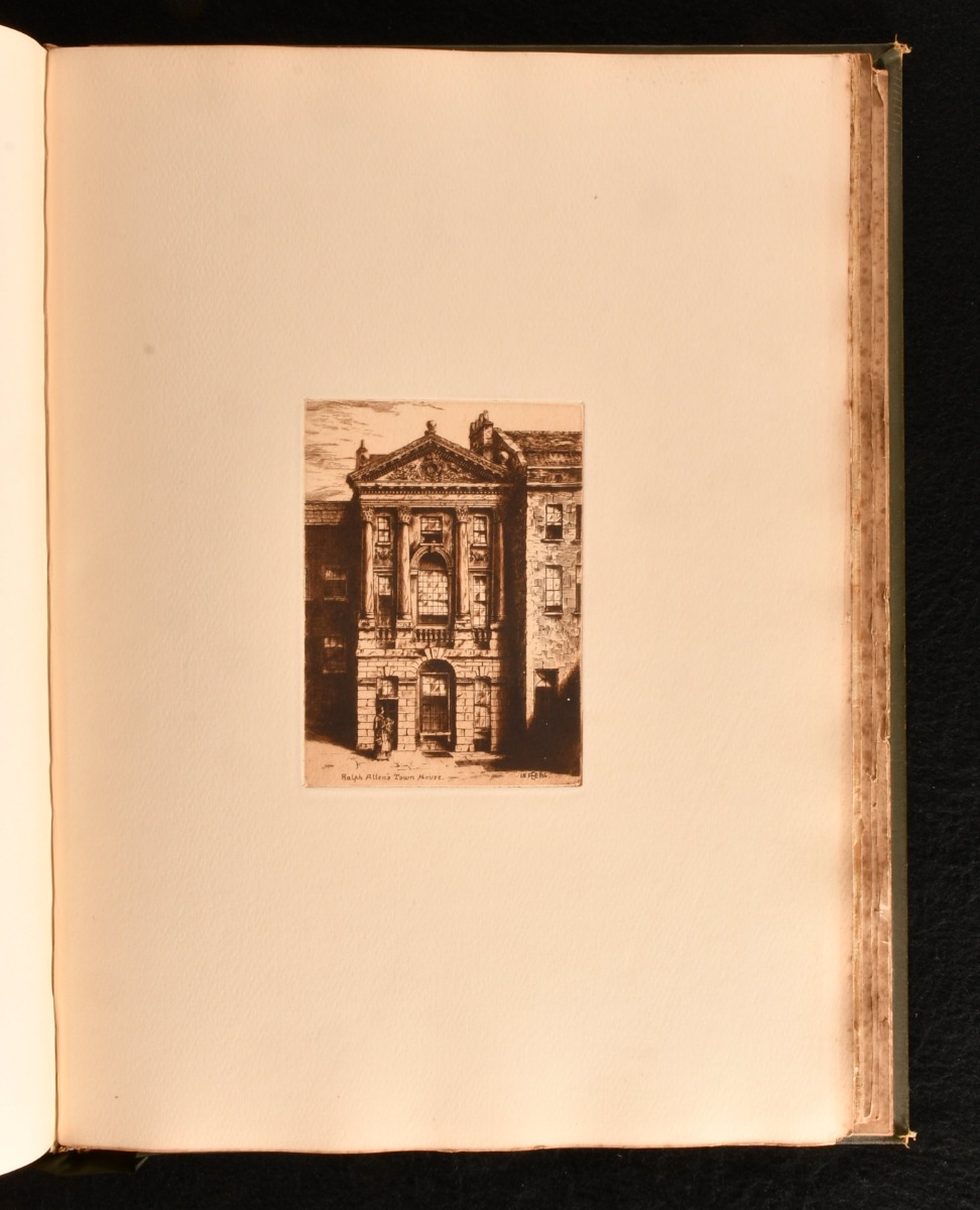 Etchings Of Bath von Fred E Ellison: Very Good Indeed Leather (1888 ...