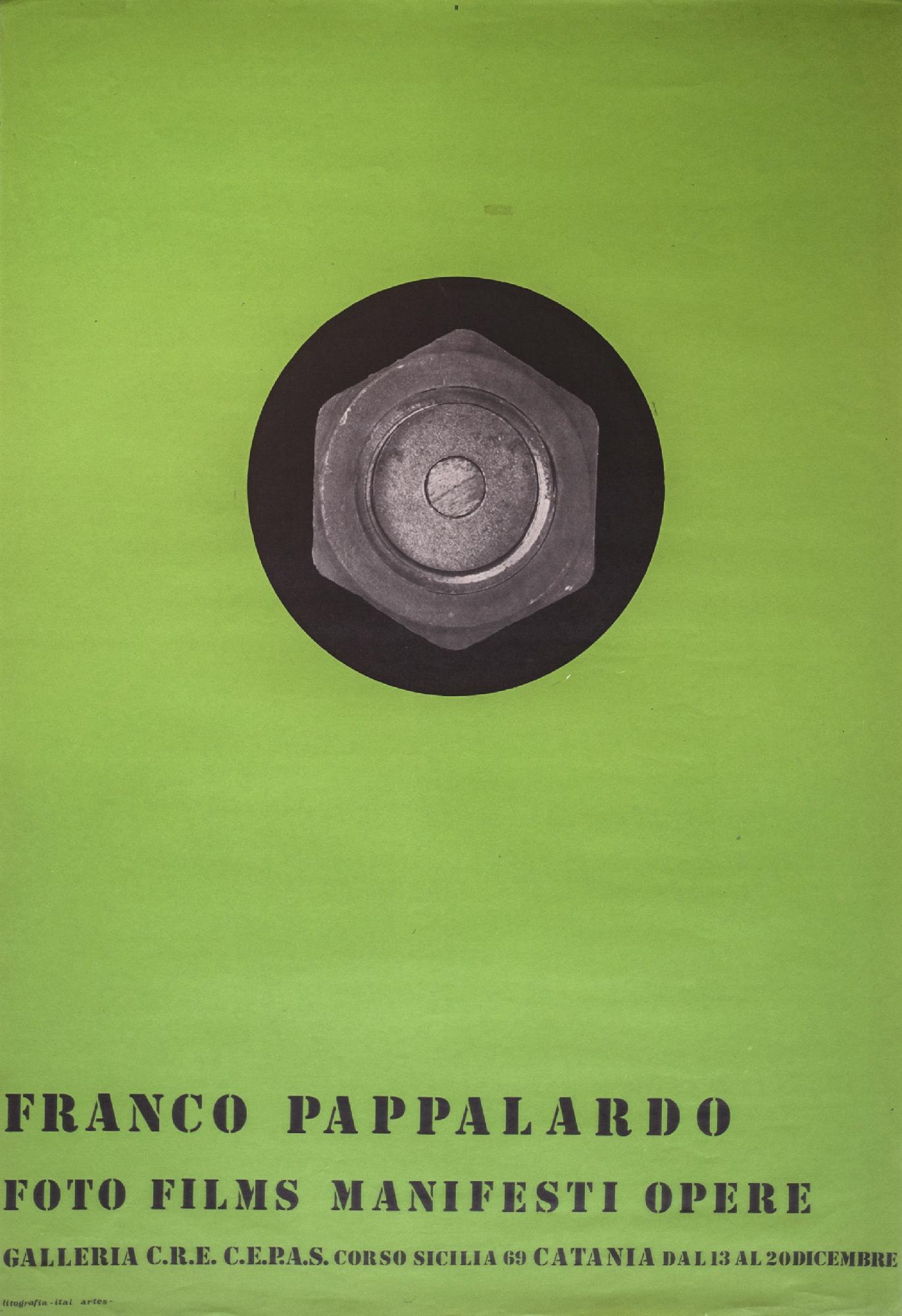 Franco Pappalardo. Foto Films Manifesti Opere by PAPPALARDO, Franco ...