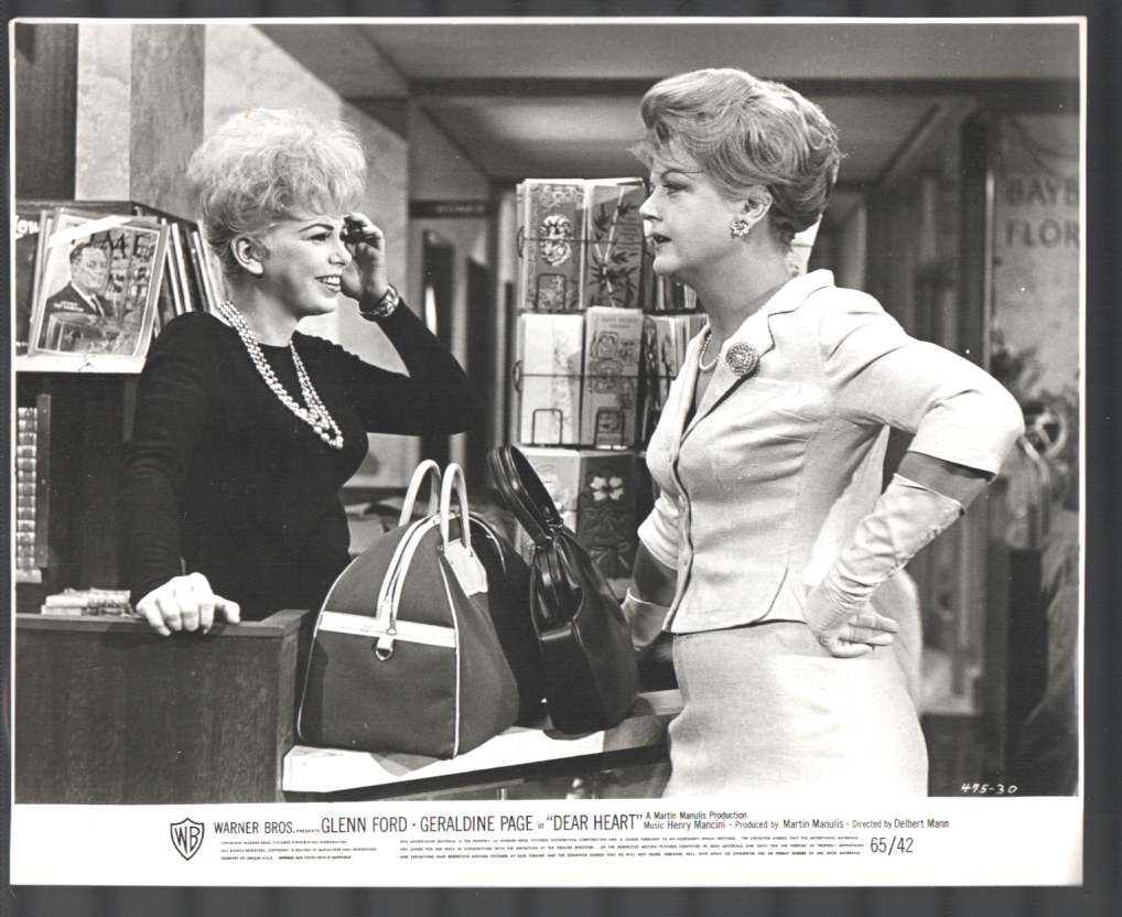 Dear Heart 8x10 B&W Movie Still Angela Lansbury Geraldine Page: (1965 ...