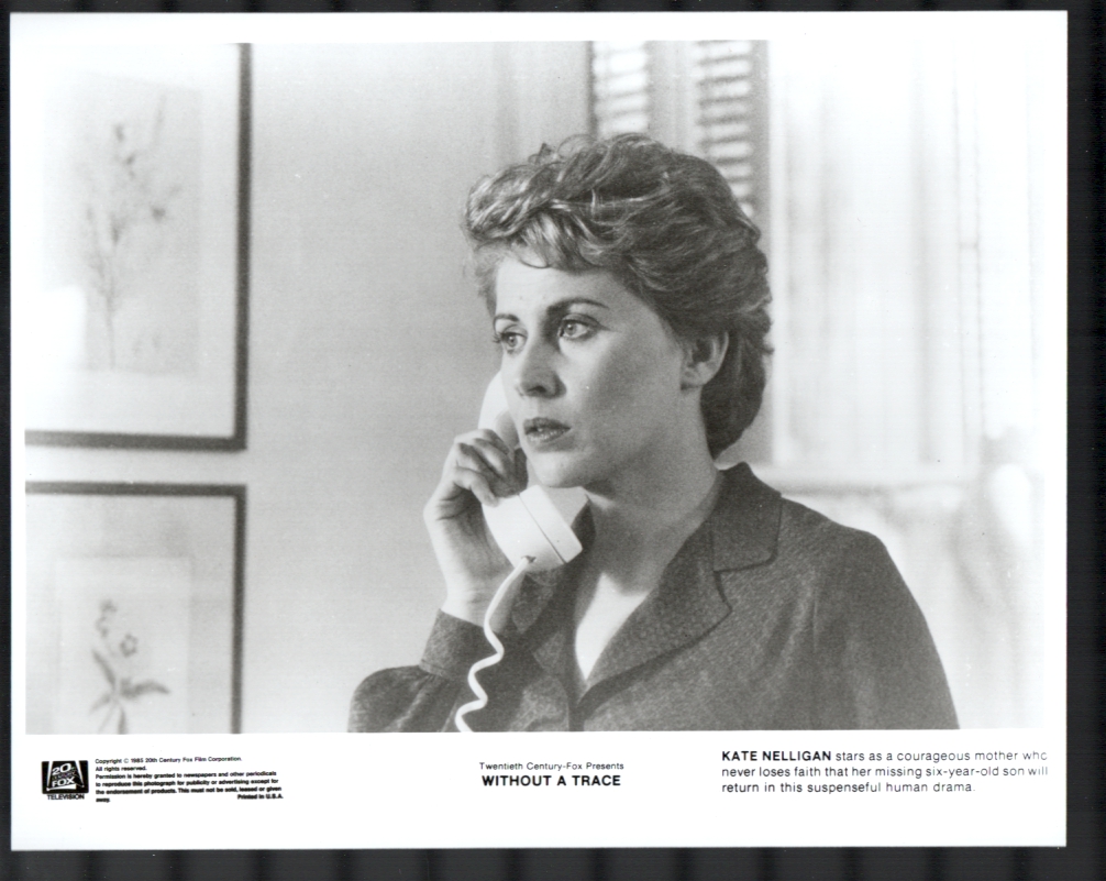 Without a Trace 8x10 B&W Movie Kate Nelligan: (1983) Photograph | DTA ...