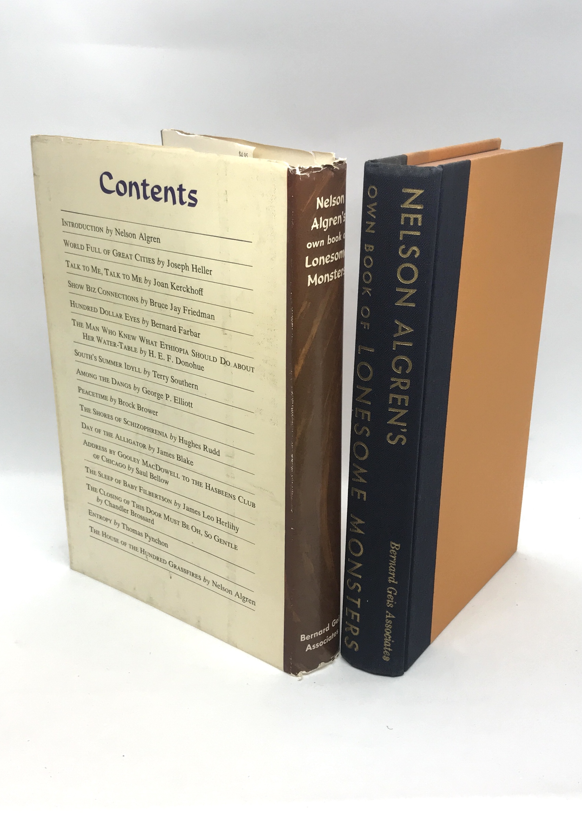 Nelson Algren's Own Book of Lonesome Monsters (First Edition) by Nelson ...