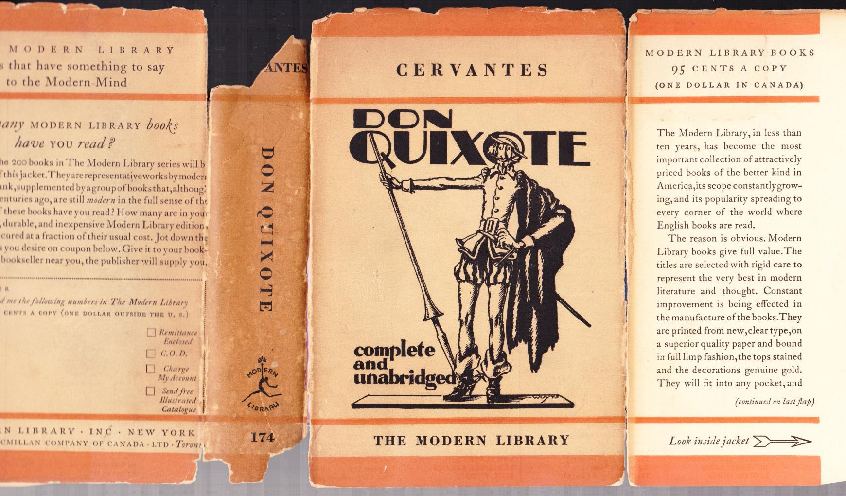 Don Quixote by Cervantes, Miguel de: Very Good Hardcover (1930) 1st ...