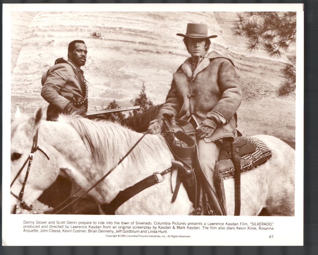 Silverado 8x10 B&W Movie Danny Glover Scott Glenn: (1981) Photograph ...