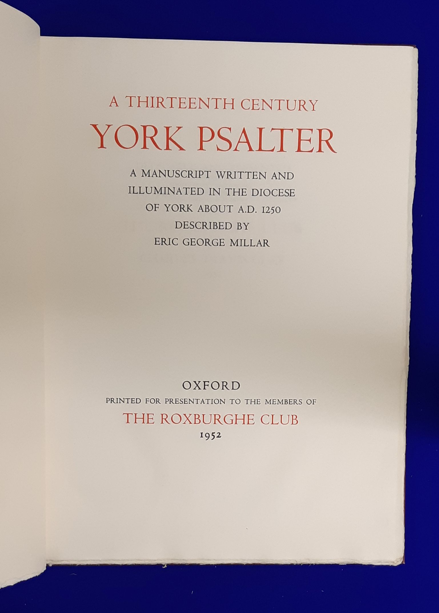 A Thirteenth Century York Psalter : A Manuscript Written and ...
