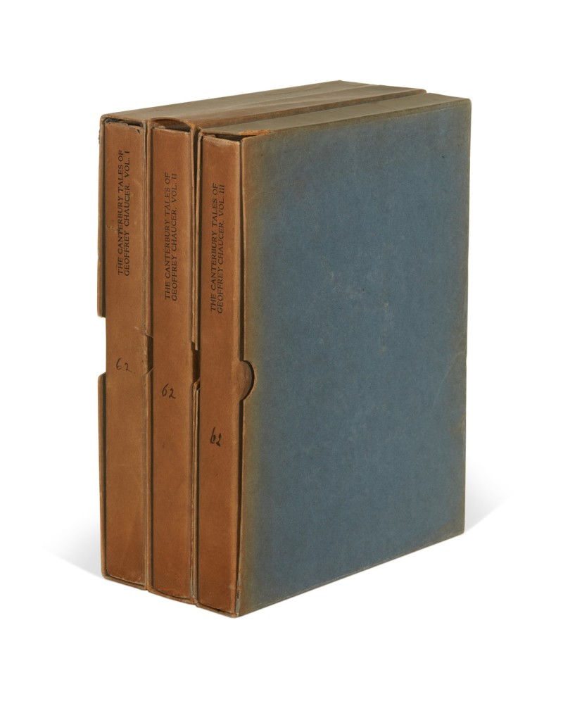 The Canterbury Tales (complete three volume limited Flint illustrated ...