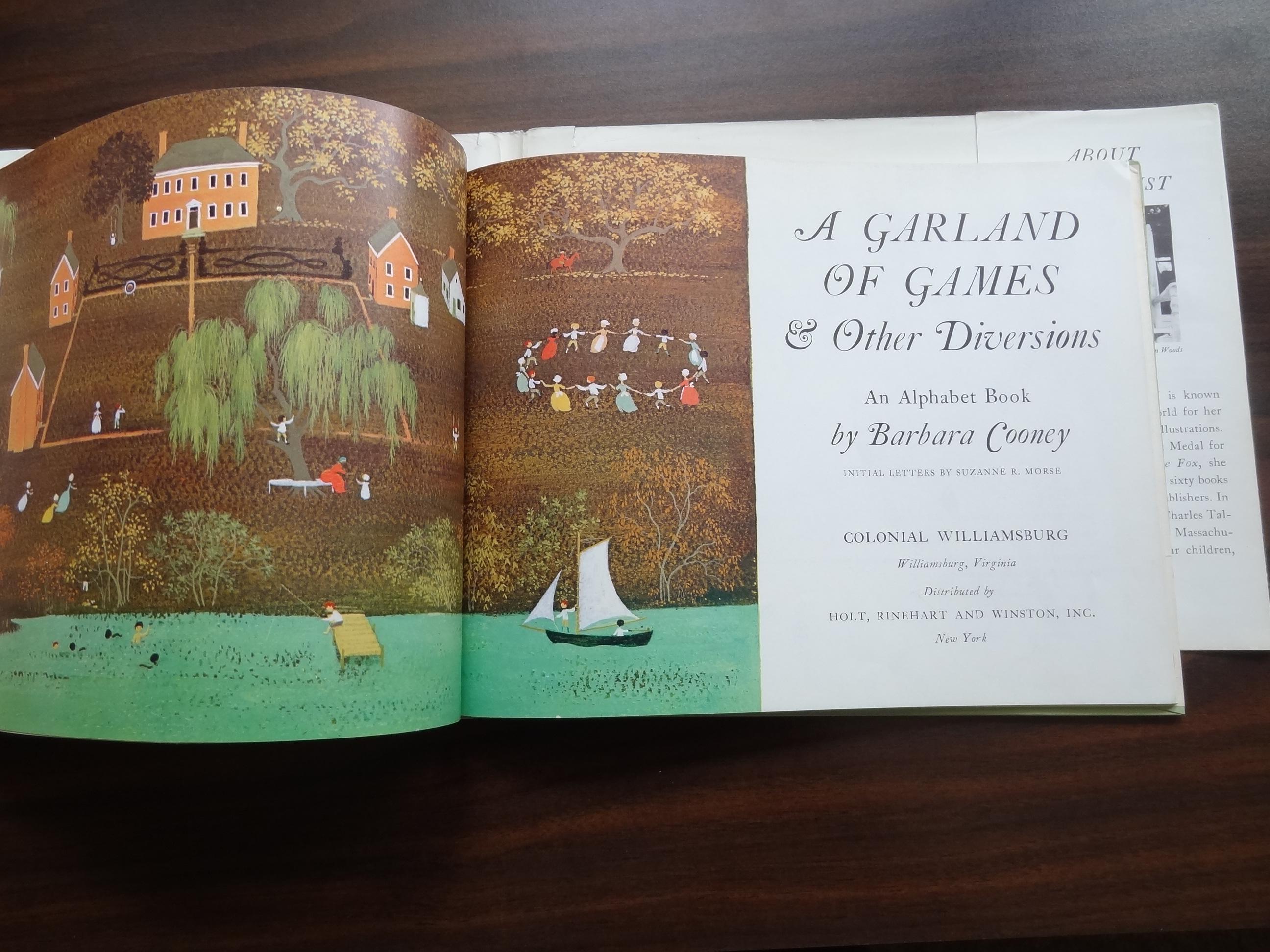 A Garland of Games & Other Diversions: An Alphabet Book by Cooney ...