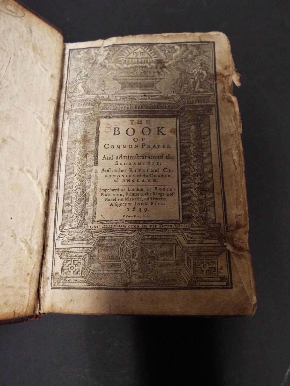 1640 Octavo Bible KJV (Misprint) printed by Robert Barker, London: Good ...
