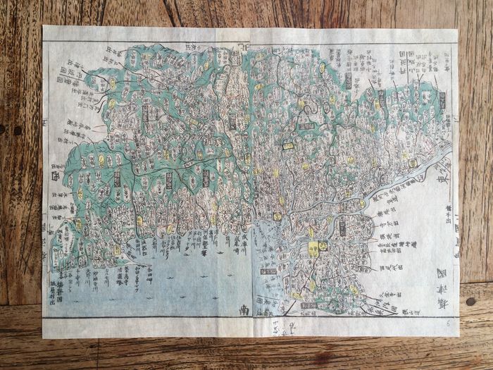 Map of Ise (???, Ise no kuni), taken from Kokugun Zenzu / Atlas of ...