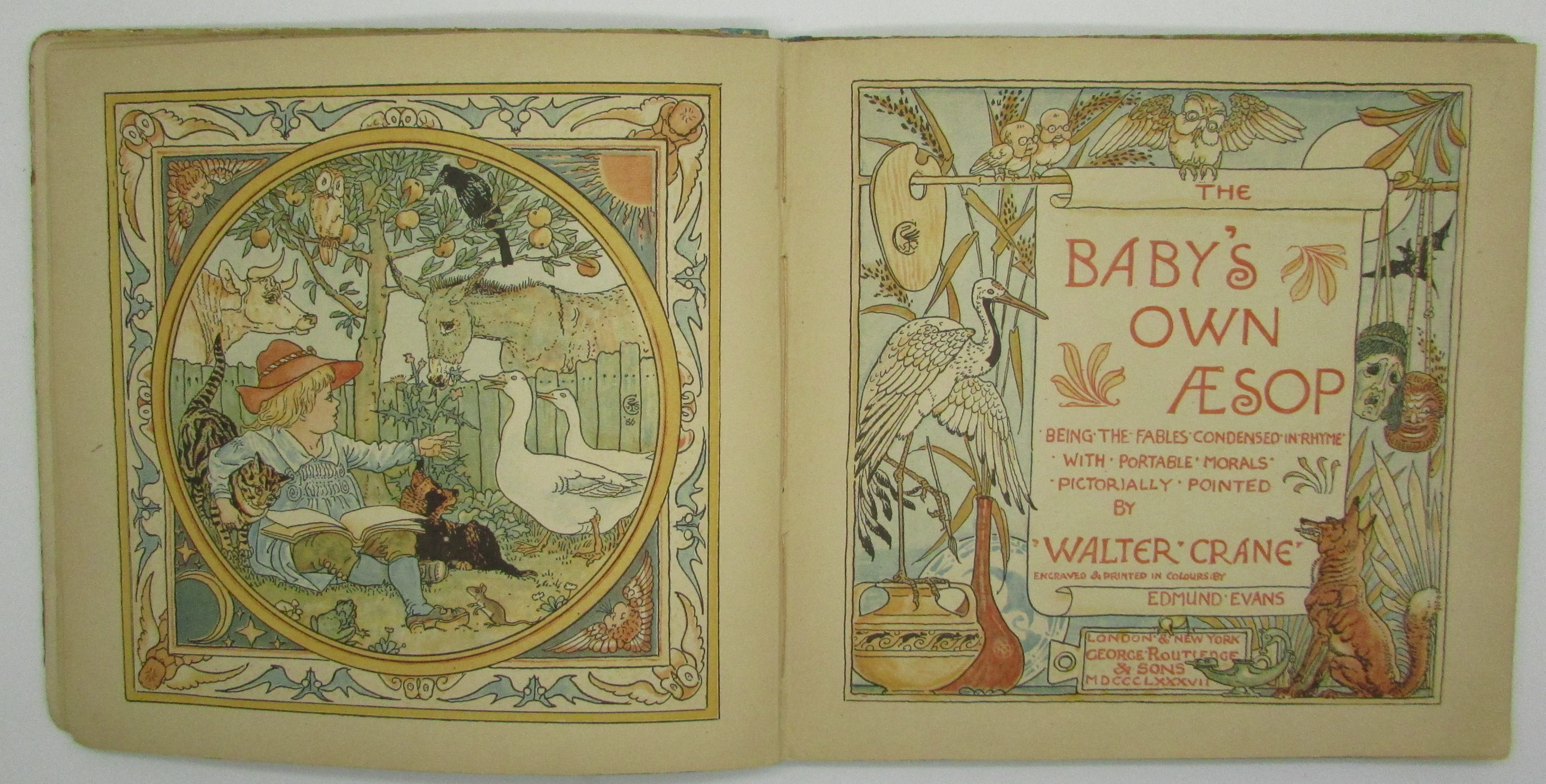 Baby's Own Aesop by CRANE, Walter.: (1887) | Harrison-Hiett Rare Books