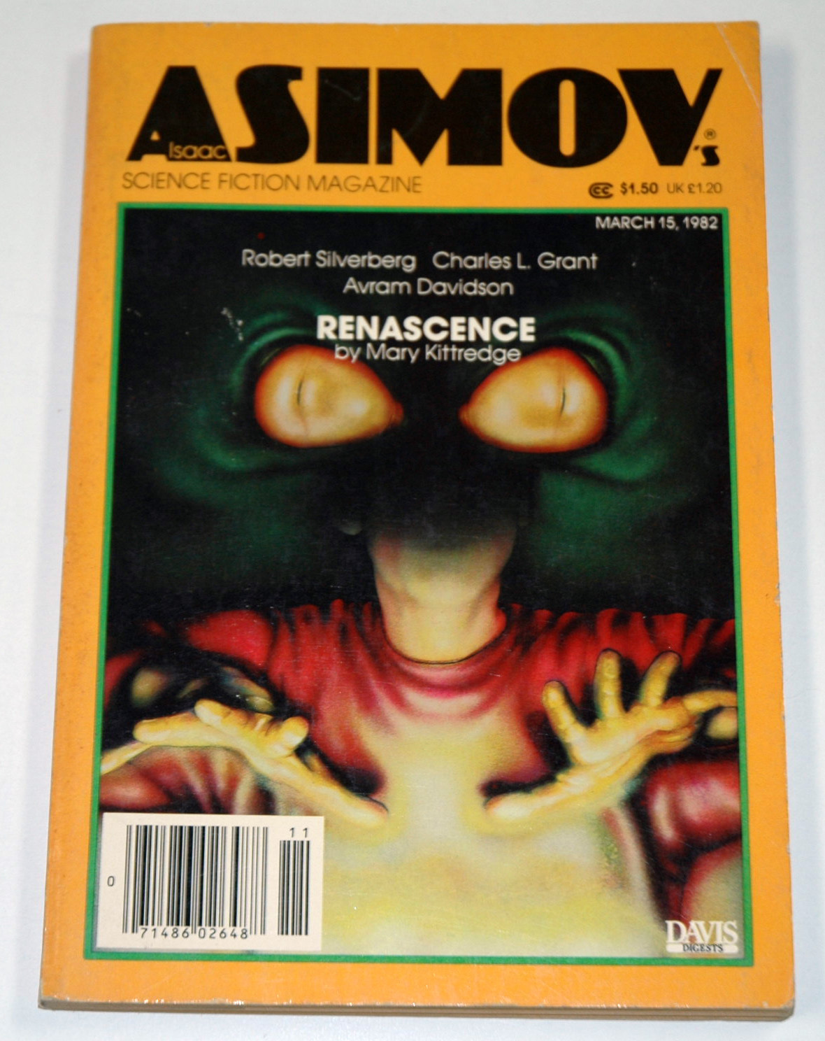 Isaac Asimov's Science Fiction Magazine 1982--March 15 by Mary ...
