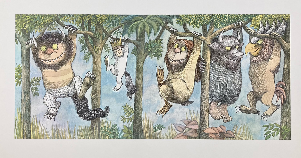 Where The Wild Things Are: Wild Rumpus - Print de Maurice Sendak: New ... Where The Wild Things Are: Wild Rumpus - Print de Maurice Sendak: New ...