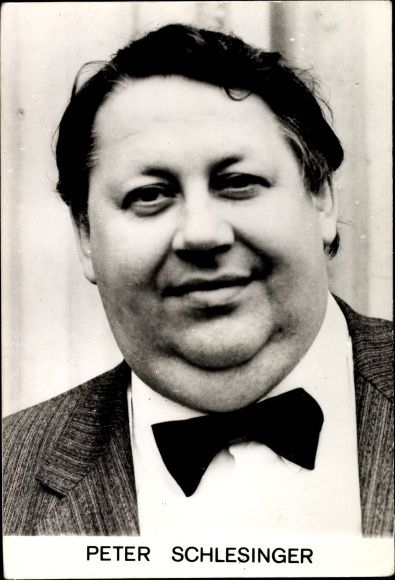 Ansichtskarte / Postkarte Schauspieler Peter Schlesinger, Portrait ...