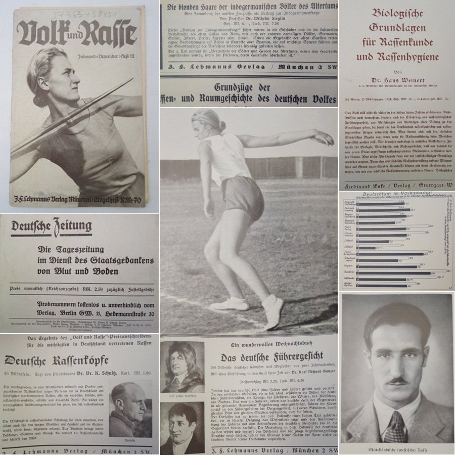 Volk und Rasse. Illustrierte Monatsschrift für deutsches Volkstum ...
