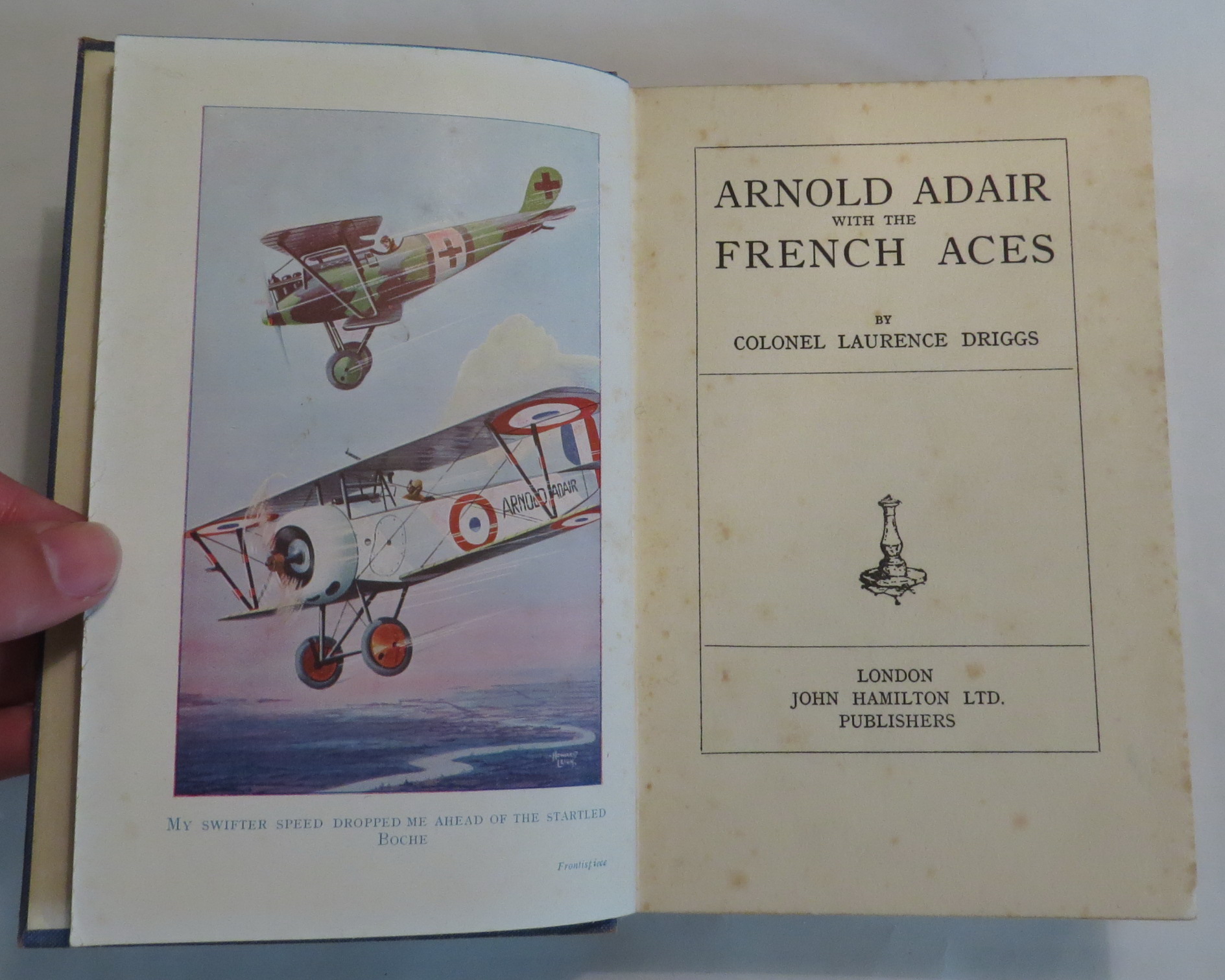 Arnold Adair with the French Aces by Driggs, Laurence L. (Colonel ...