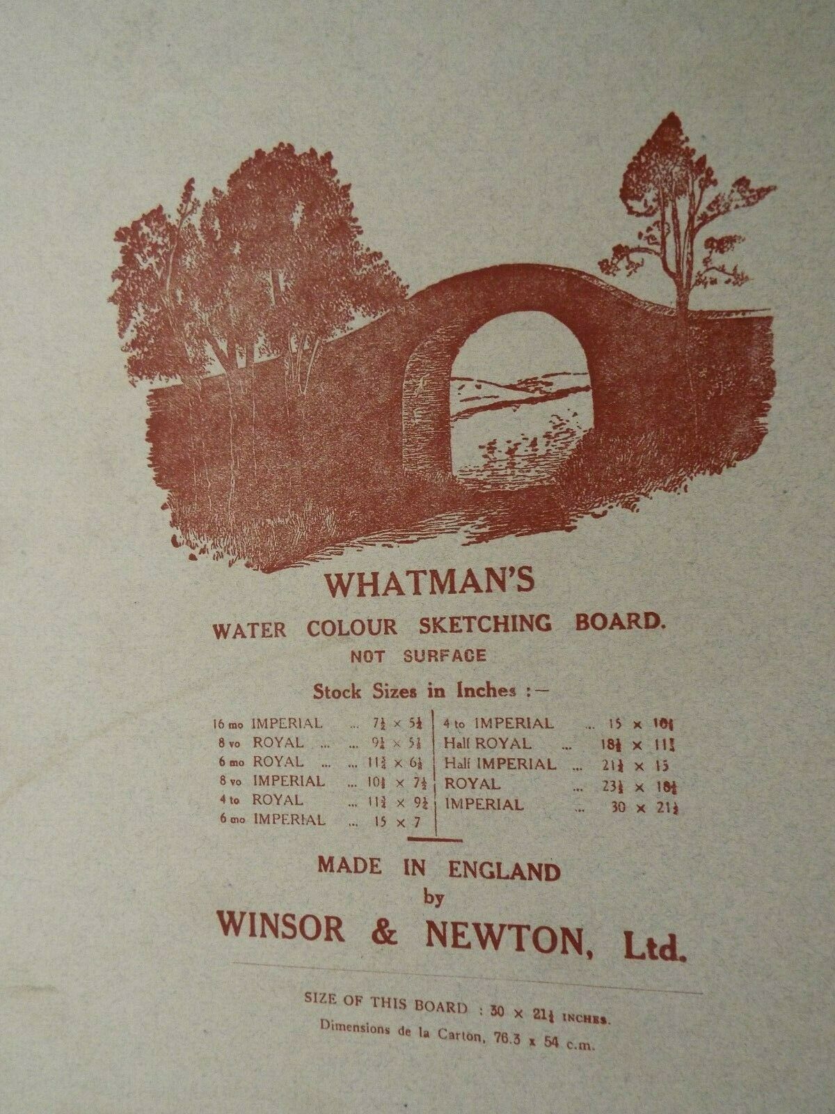 The Landing of St A by Evelyn Stuart Hardy, Lg original water color ...