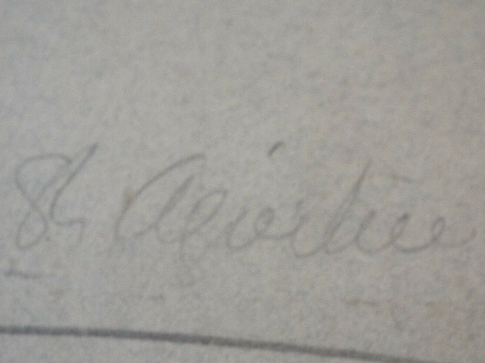 The Landing of St A by Evelyn Stuart Hardy, Lg original water color ...