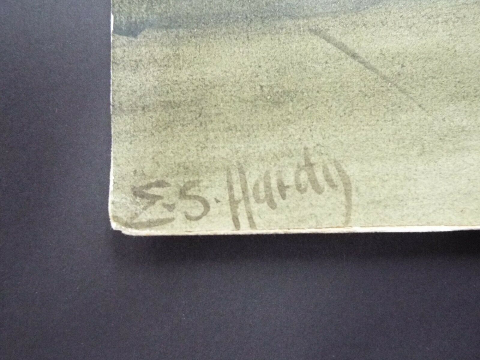 Paul at Troas in Upper Room by Evelyn Stuart Hardy, Lg original water ...