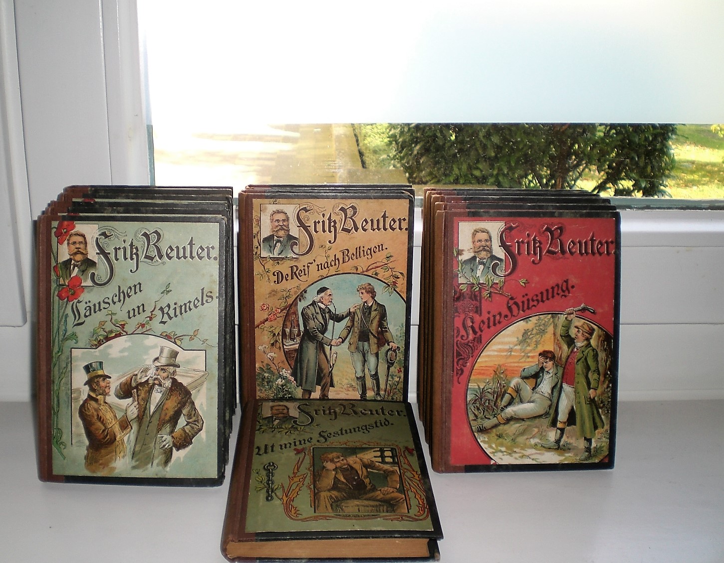 Konvolut Fritz Reuter; Insgesamt 13 Bände von Reuter, Fritz: Hardcover ...