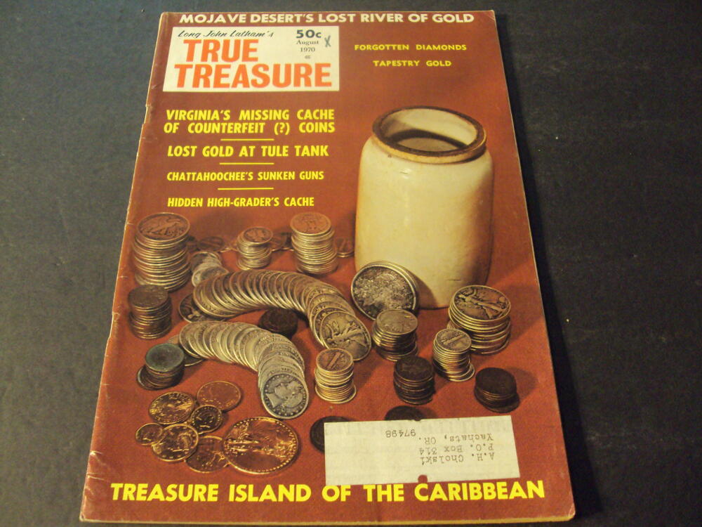 Long John Latham's Treasure World Aug 1970 Lost River Gold, Mojave ...