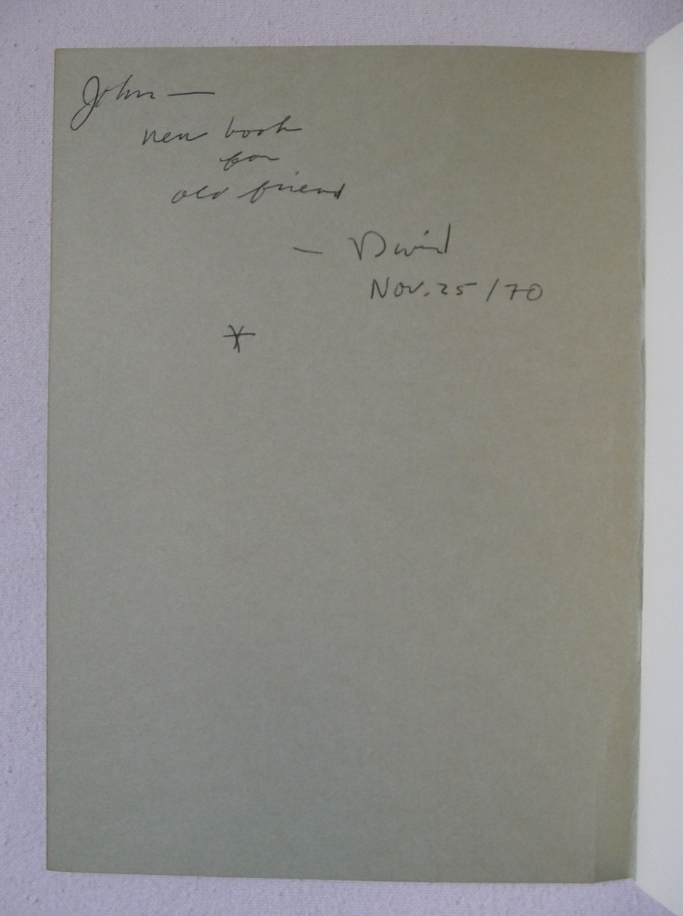 Night School by David Rosenberg: Very Good Soft cover (1970) First ...