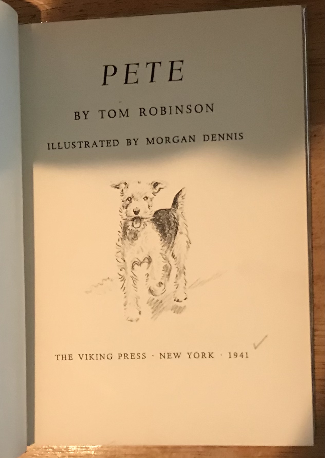 Pete by Robinson, Tom: Good Hardcover (1941) 1st Edition | The Poet's ...