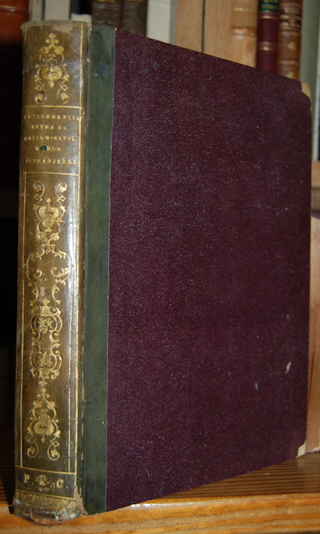 CONCORDANCIA ENTRE EL CODIGO CIVIL FRANCES, Y LOS CODIGOS CIVILES ...