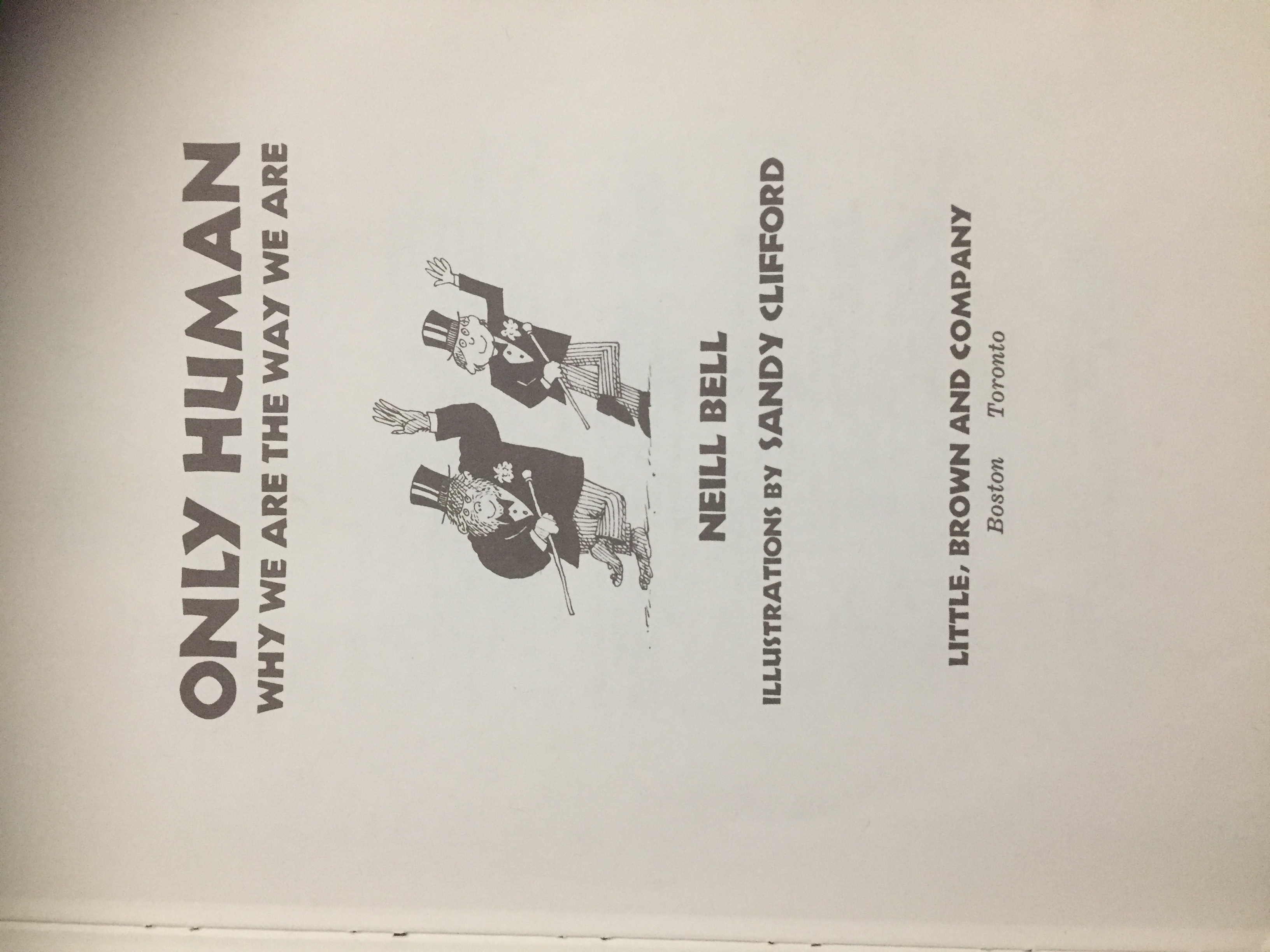 Only human: Why we are the way we are ([Brown paper school book]) by ...